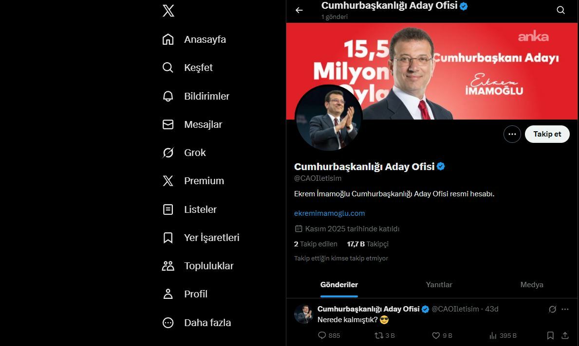 Ekrem İmamoğlu: Nerede kalmıştık?